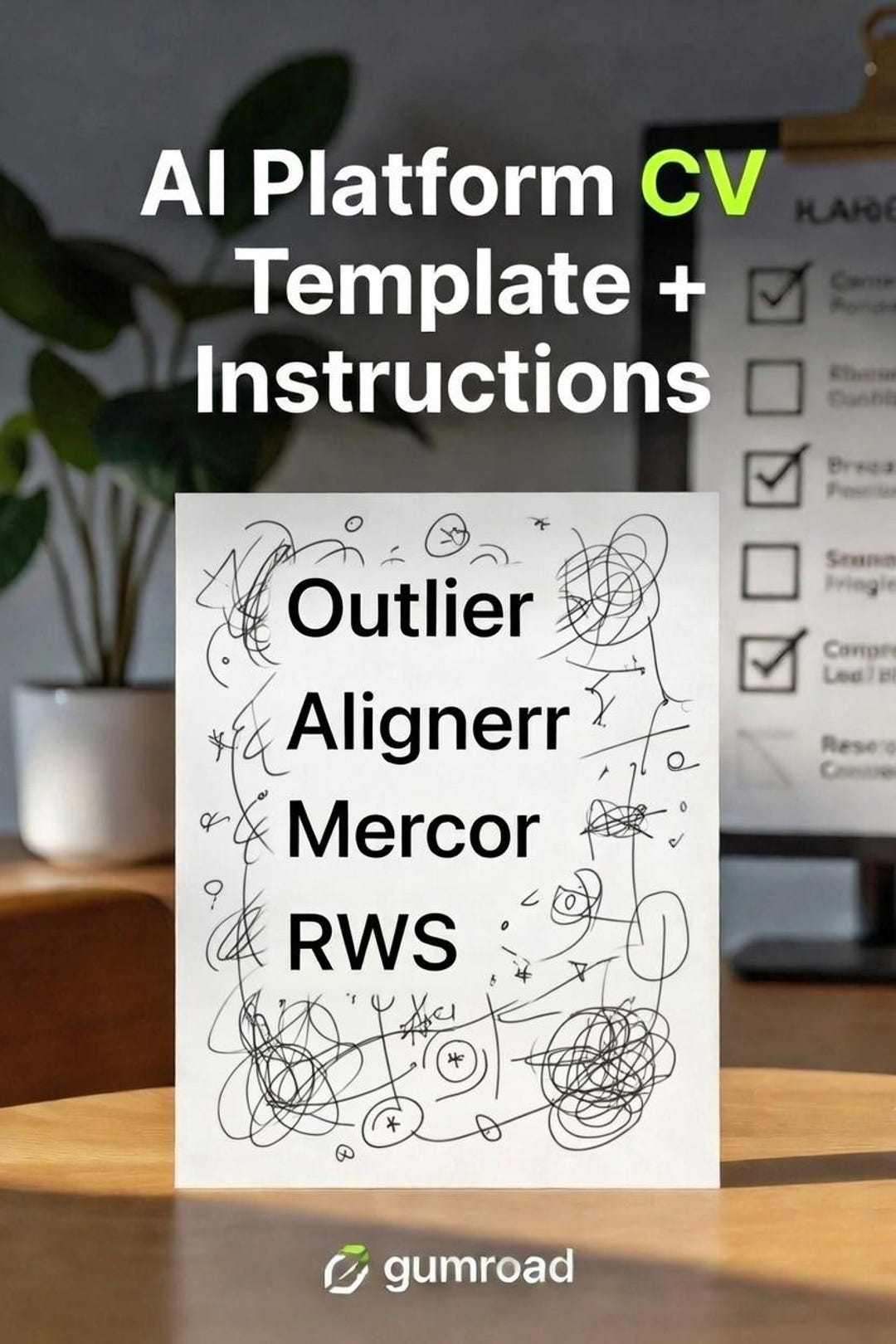 Ai Platform CV Template | Ats-friendly Resume for Outlier, Alignerr ...