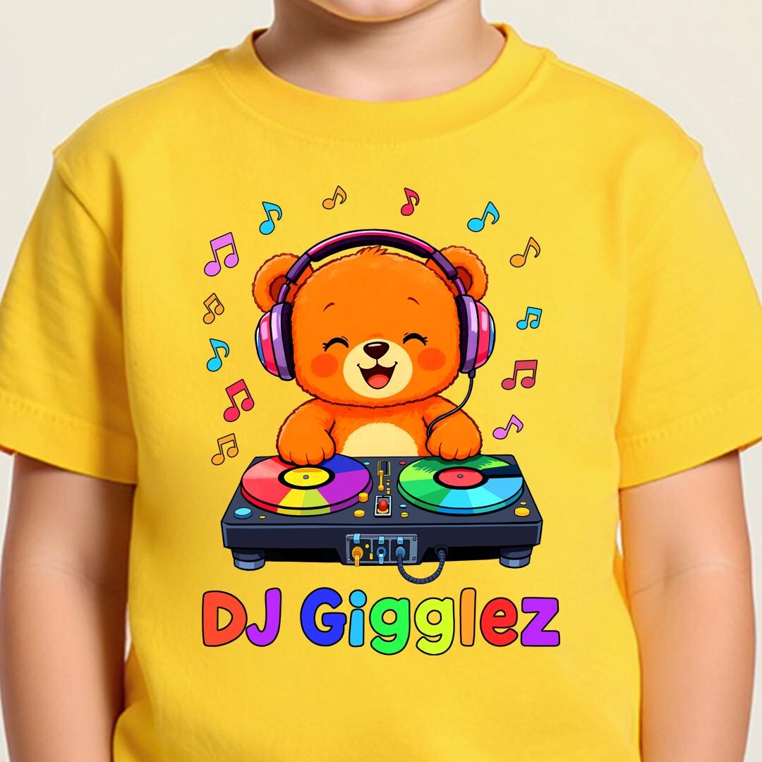 DJ Gigglez Teddy Bear - PNG Bundle, Party Decor (digital Download) - Etsy