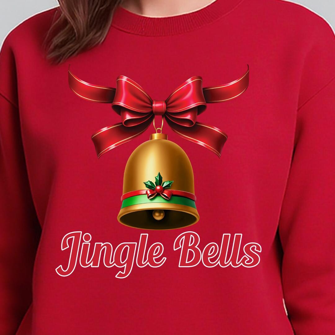 Jingle Bells Christmas PNG | Gold & Silver Bells Holiday Clipart ...