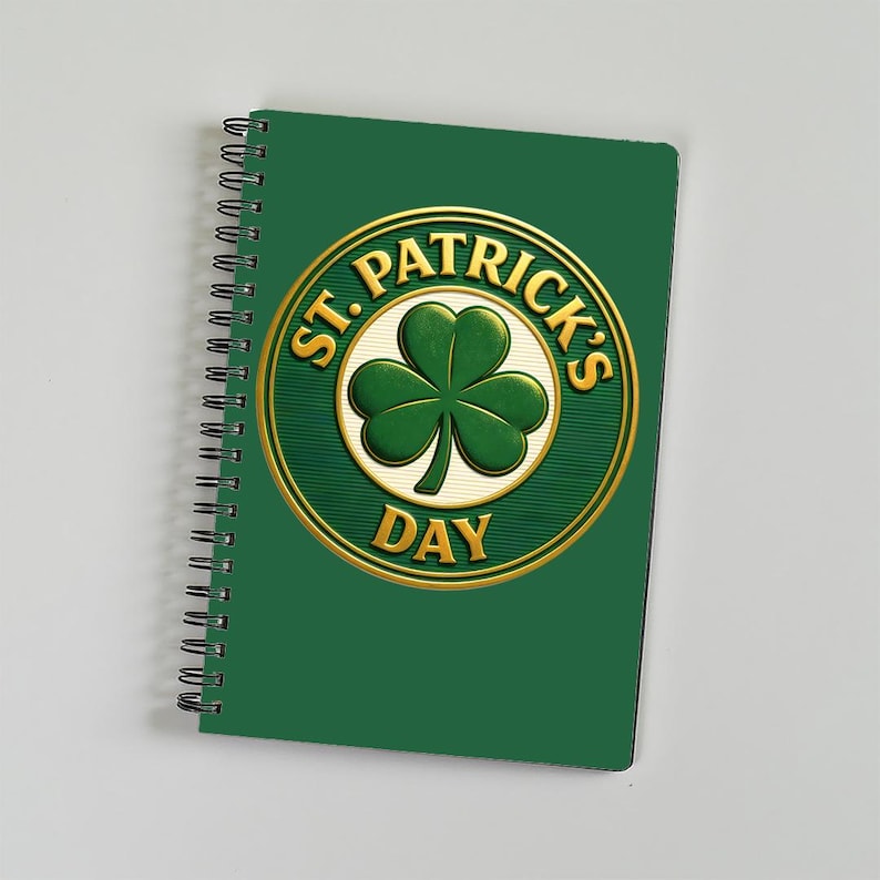 Retro St. Patrick’s Day Badge PNG – Irish Shamrock Emblem Digital ...