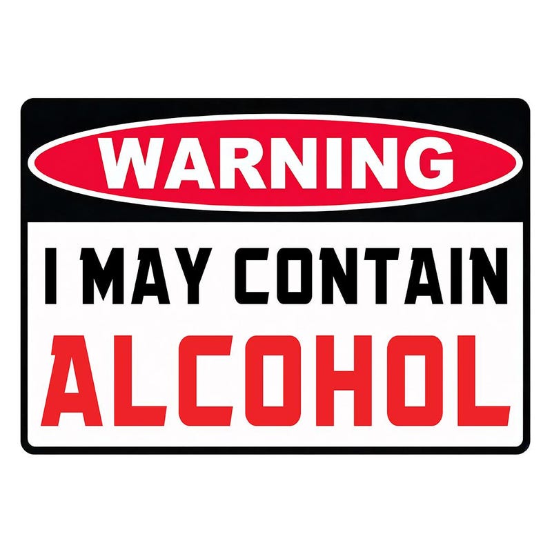 Funny Alcohol Sign - Etsy