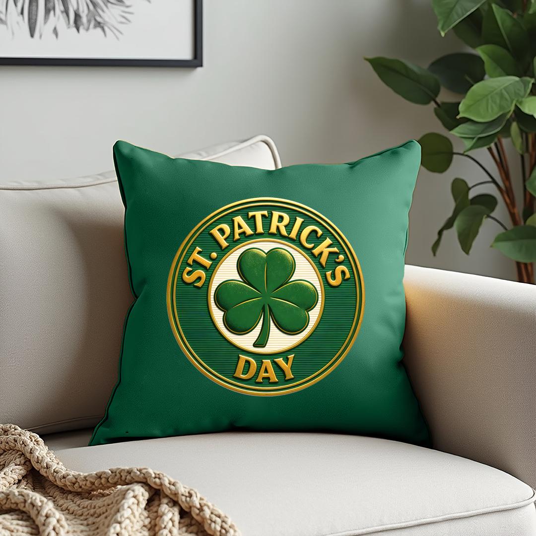 Retro St. Patrick’s Day Badge PNG – Irish Shamrock Emblem Digital ...