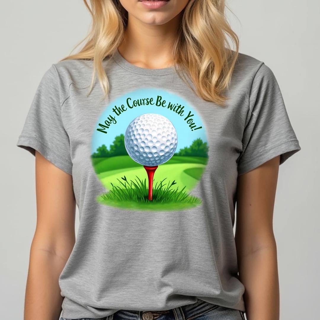 Funny Golf PNG: May the Course Be With You (digital Download) - Etsy