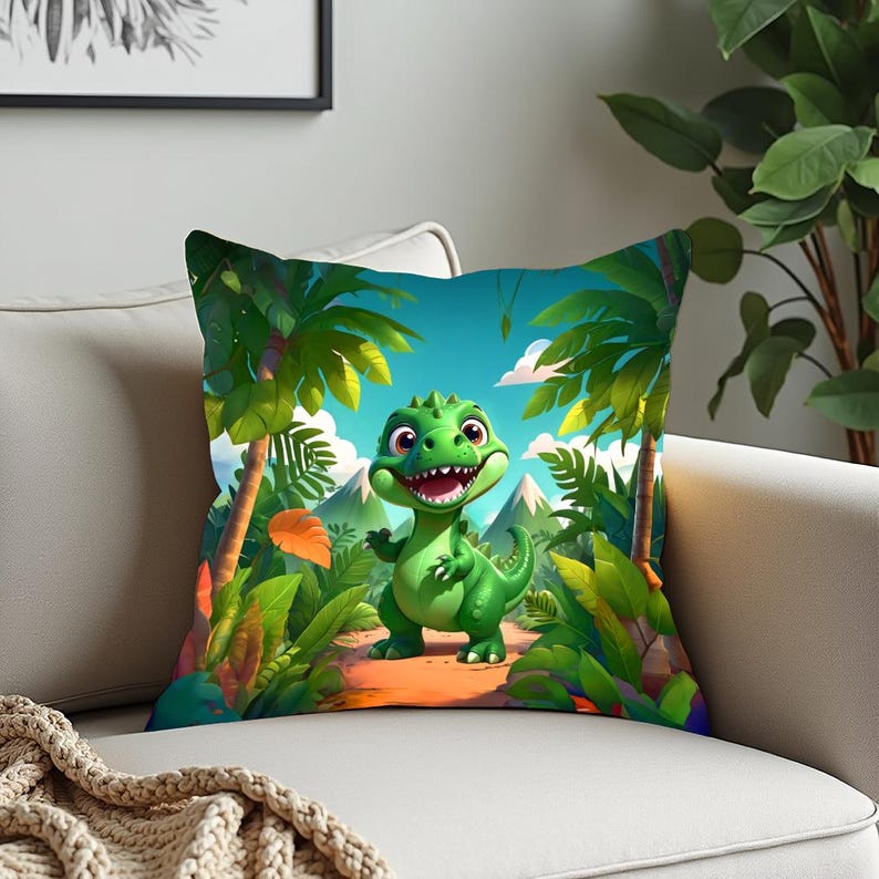 Cute Cartoon Dinosaur Art | PNG & JPG Clipart (digital Download) - Etsy