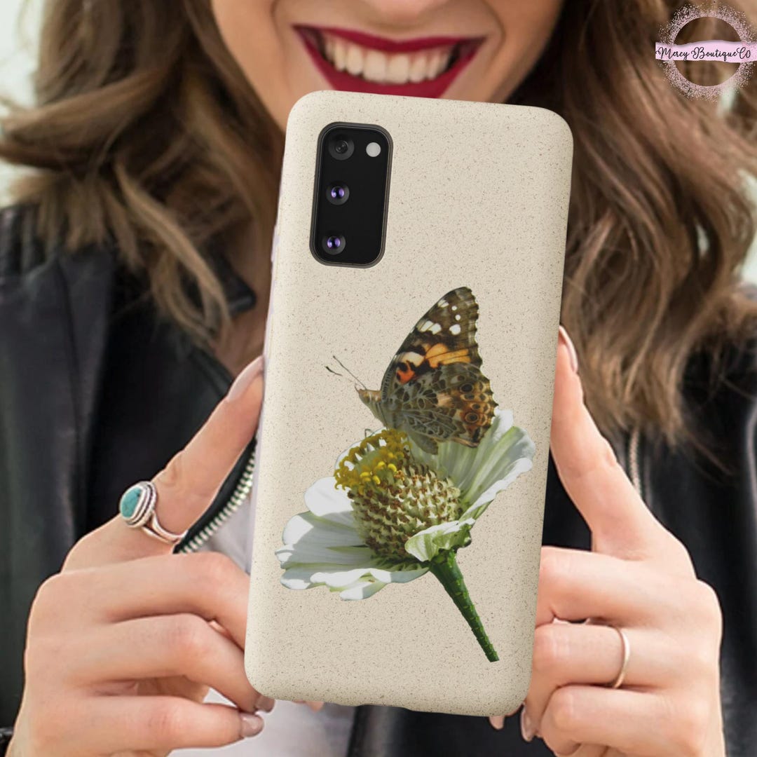 Butterfly Garden Eco Phone Case: Biodegradable Plant-based Design - Etsy