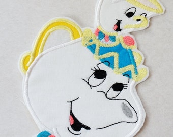 Mrs Potts Embroidery - Etsy