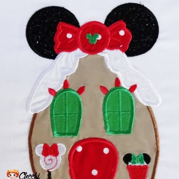 Mickey Gingerbread Embroidery - Etsy