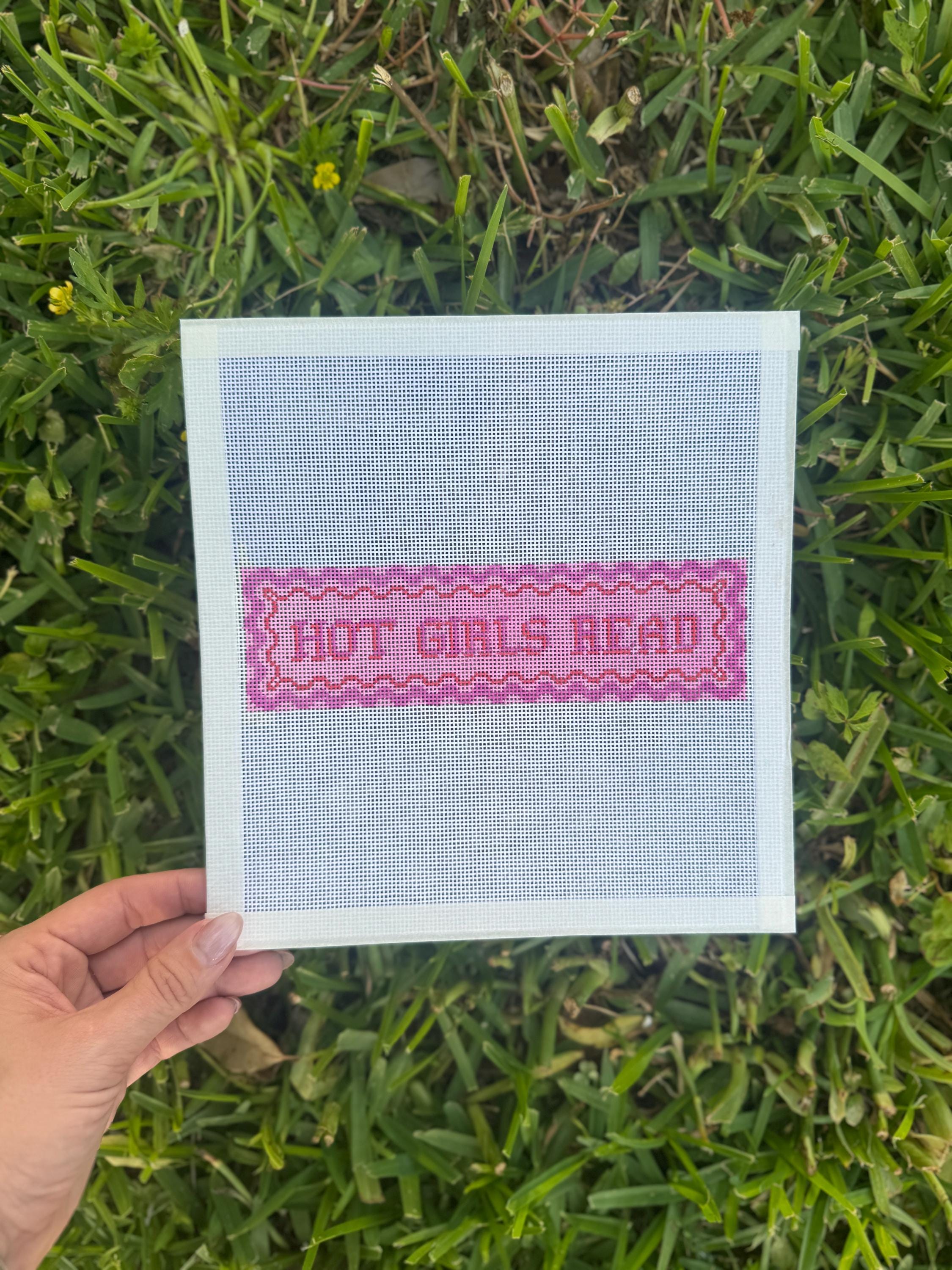 HOT GIRLS READ Needlepoint Digital Stitch Guide - Etsy