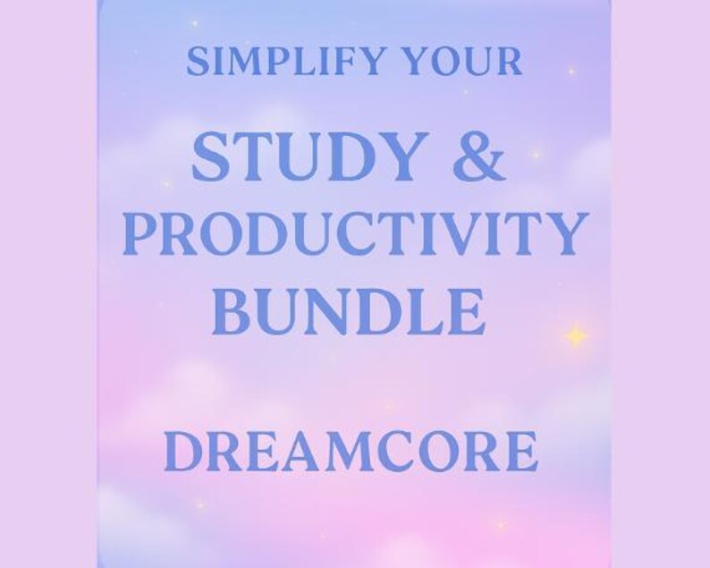 Dreamcore Digital Study Planner Bundle: Surreal Student Templates (PDF ...