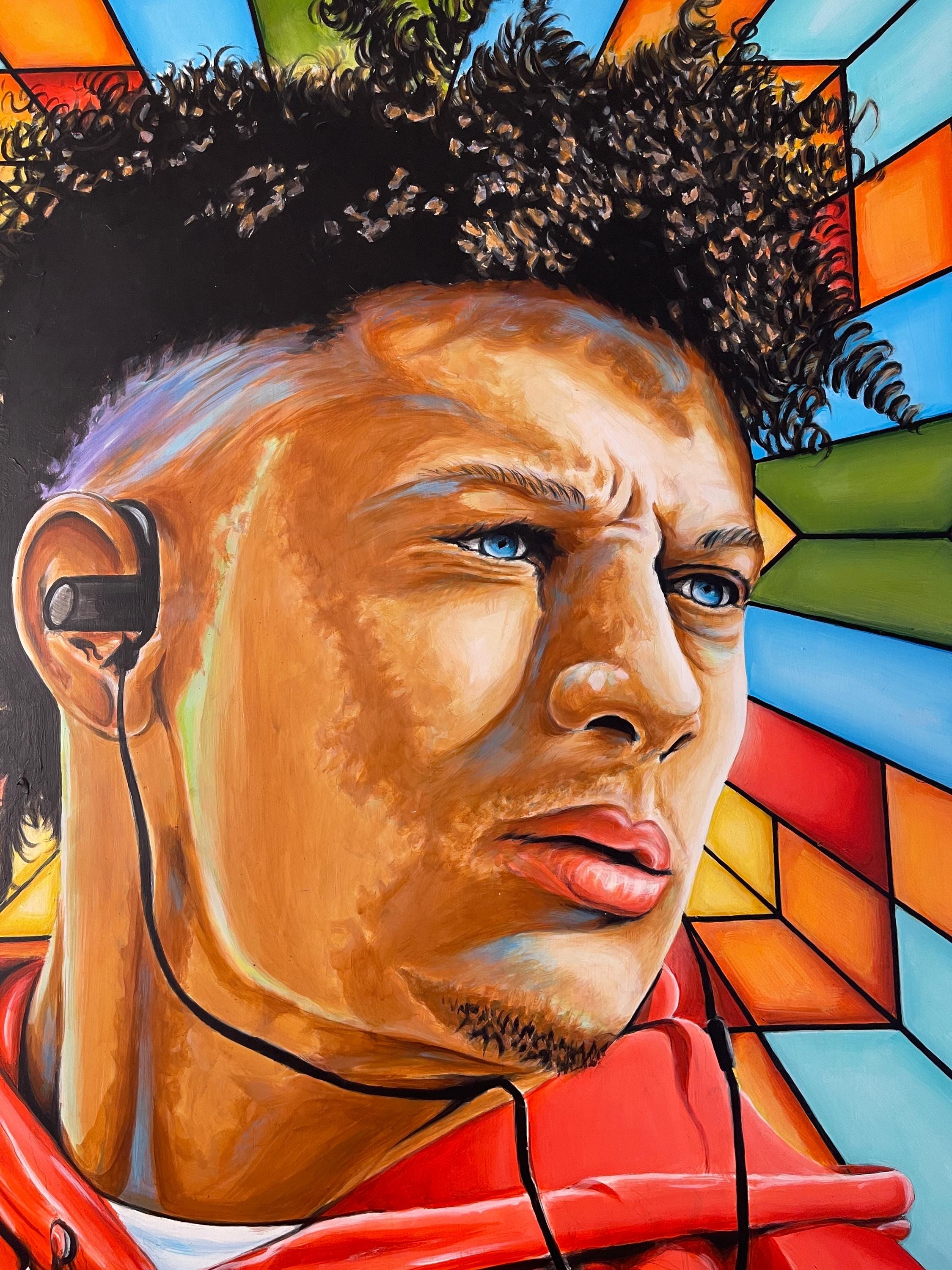 Patrick Mahomes Painting - Etsy