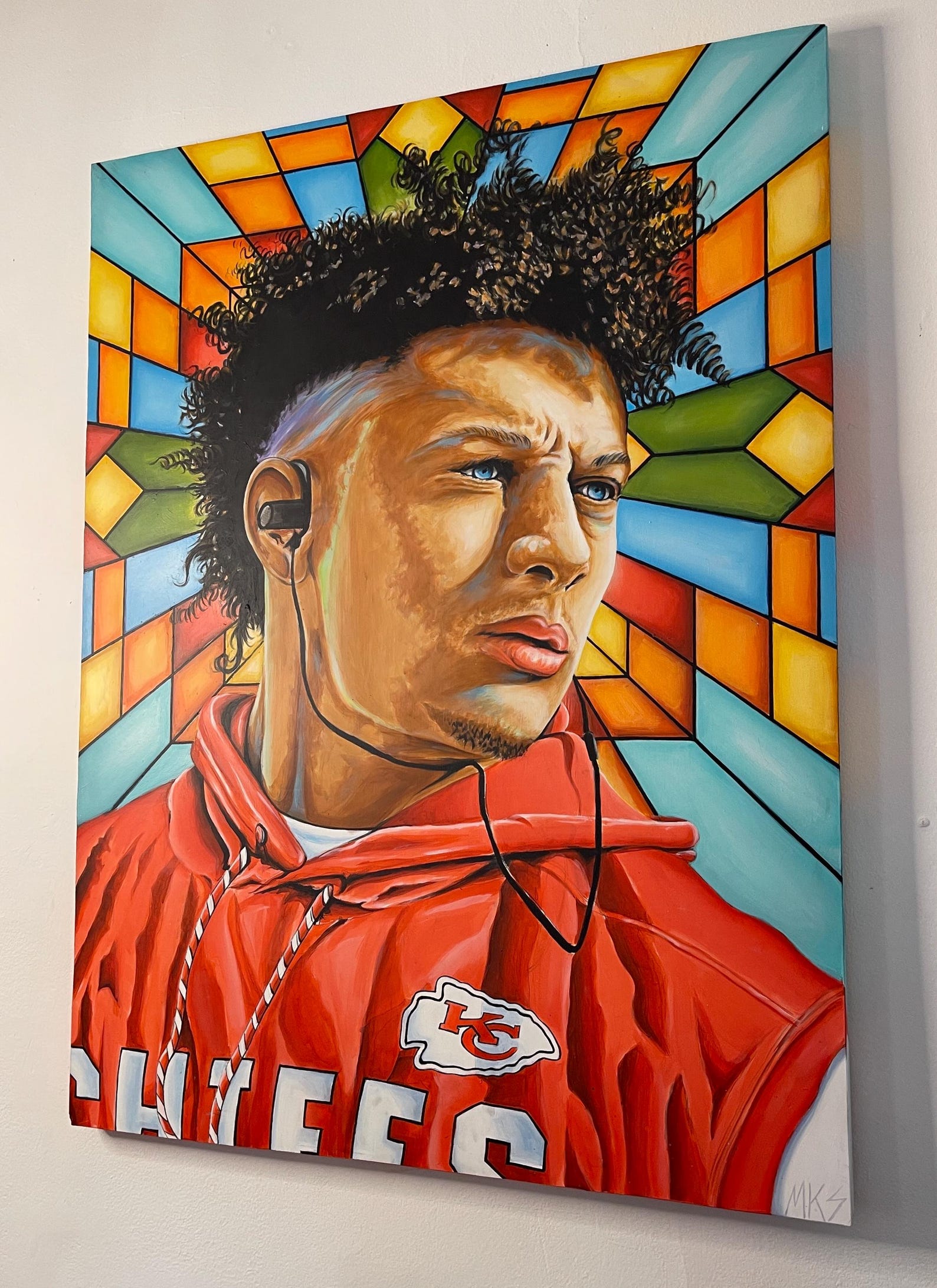 Patrick Mahomes Painting - Etsy