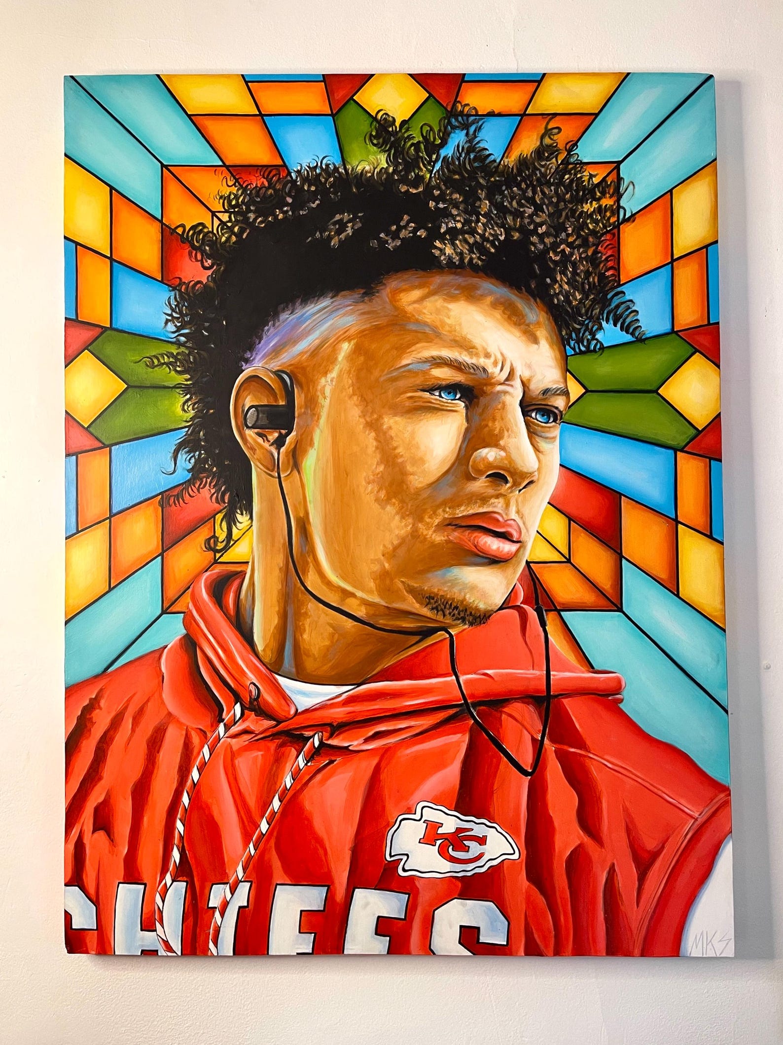 Patrick Mahomes Painting - Etsy