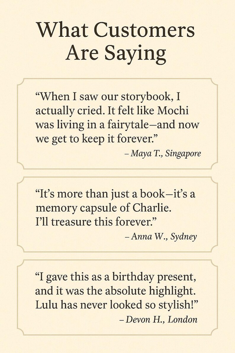 Custom Pet Storybook From Photos | Personalized Dog or Cat Gift | Pet ...