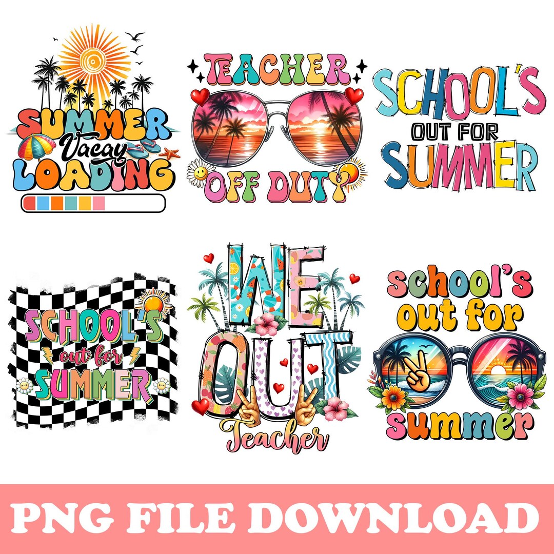 Bruh We Out Teacher PNG Bundle, Schools Out for Summer Png, Teacher off ...