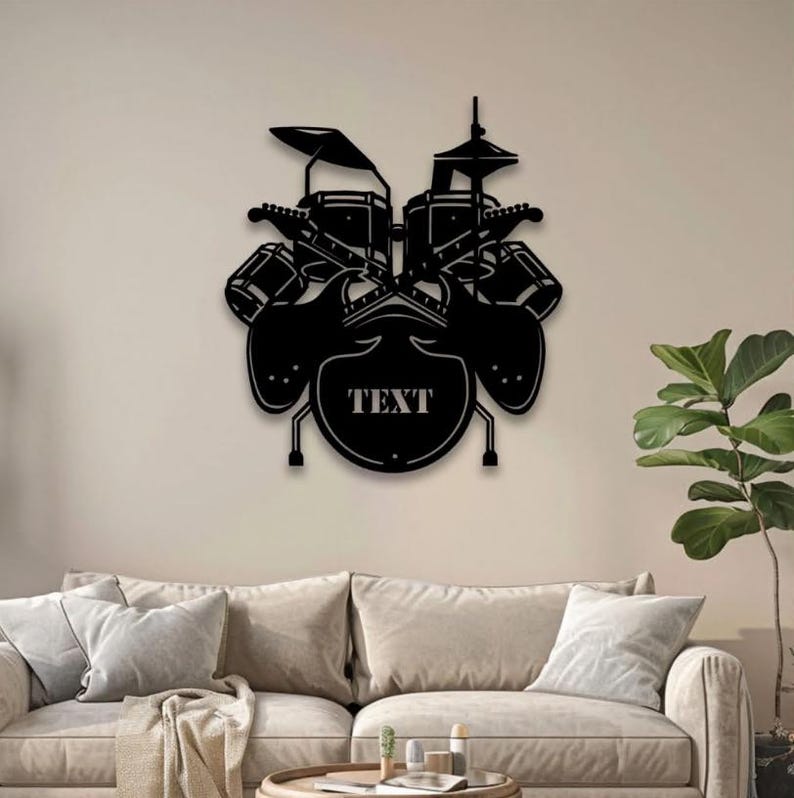 Music Band Wall Art SVG Laser Cut Files (digital Download) - Etsy