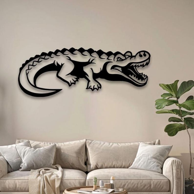 Crocodile T-rex Laser Cut File: SVG DXF Vector Art (digital Download - Etsy