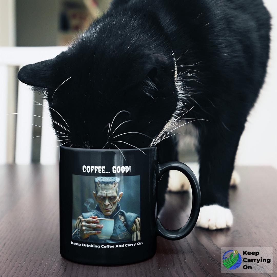 Frankenstein Universal Classic Monster Keep Drinking Coffee Mug - Etsy