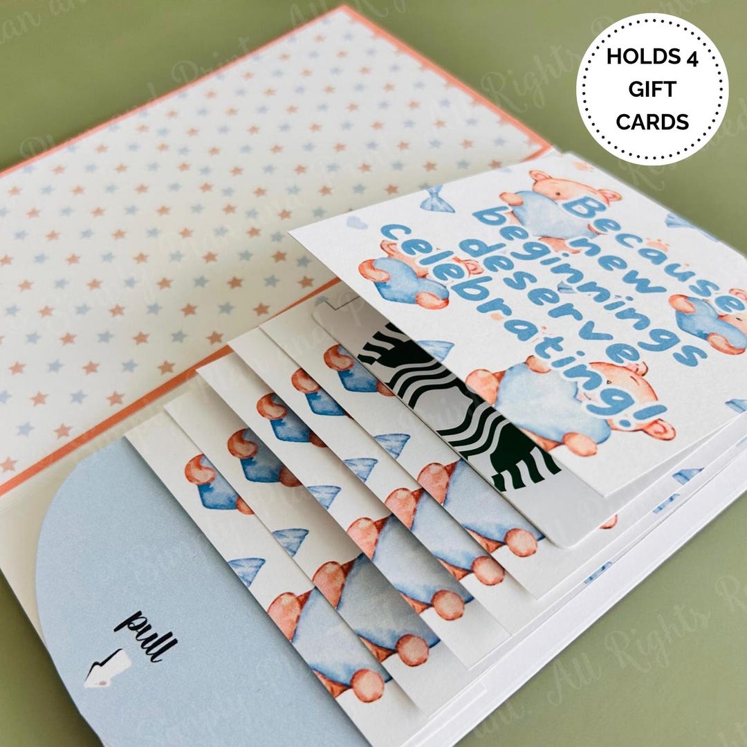 Pregnancy Gift for Expecting Mom Handmade Gift Card Holder Book Baby ...