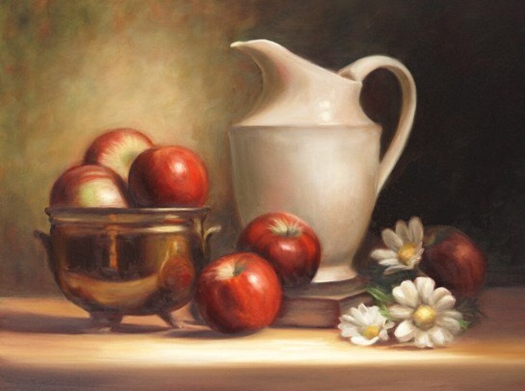 Apple Cider (3 Size Options-matted Prints) -original Art by Dee Lessard ...