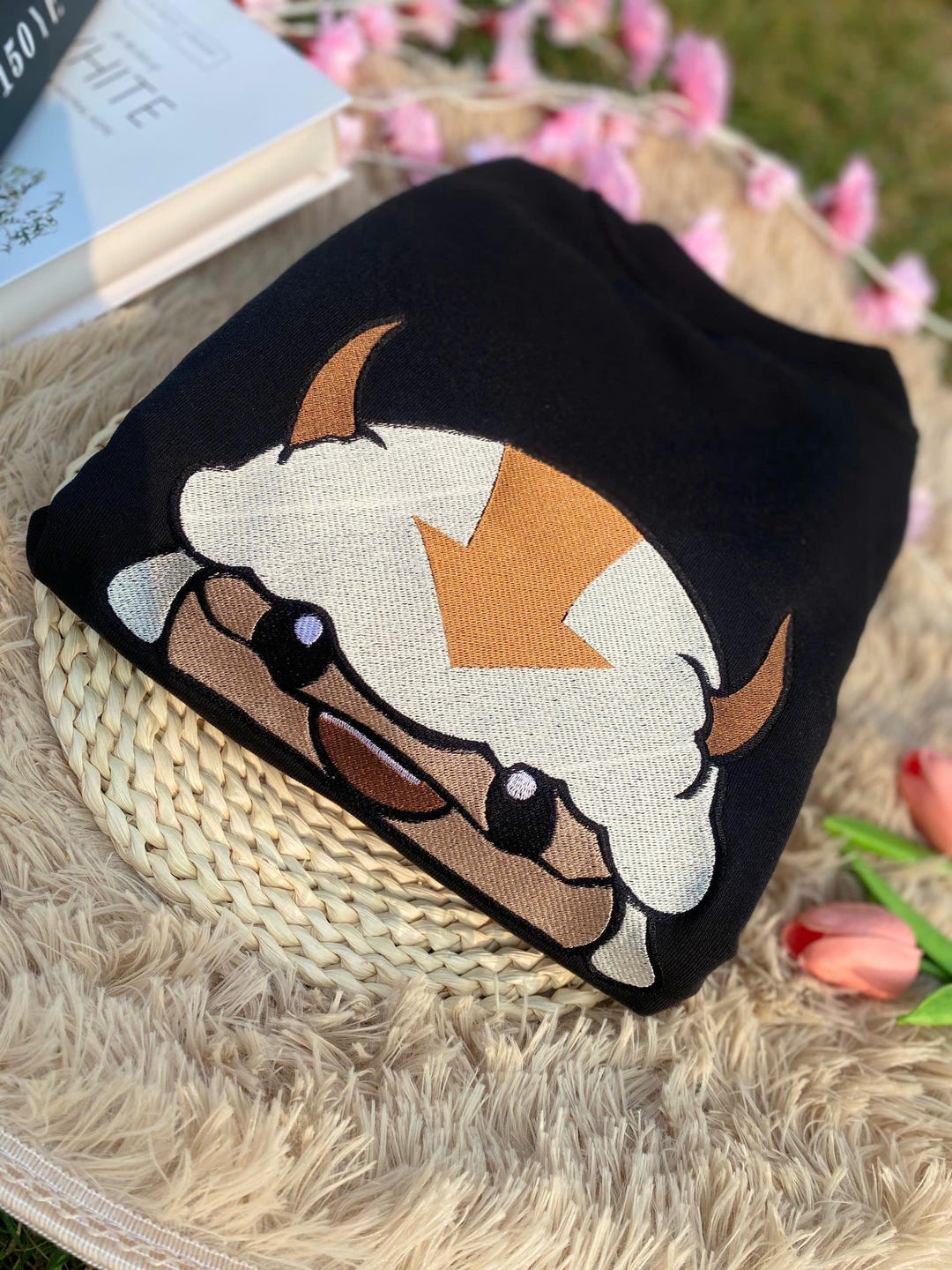 Cute Appa Embroidered Sweatshirt – Avatar: the Last Airbender Inspired ...