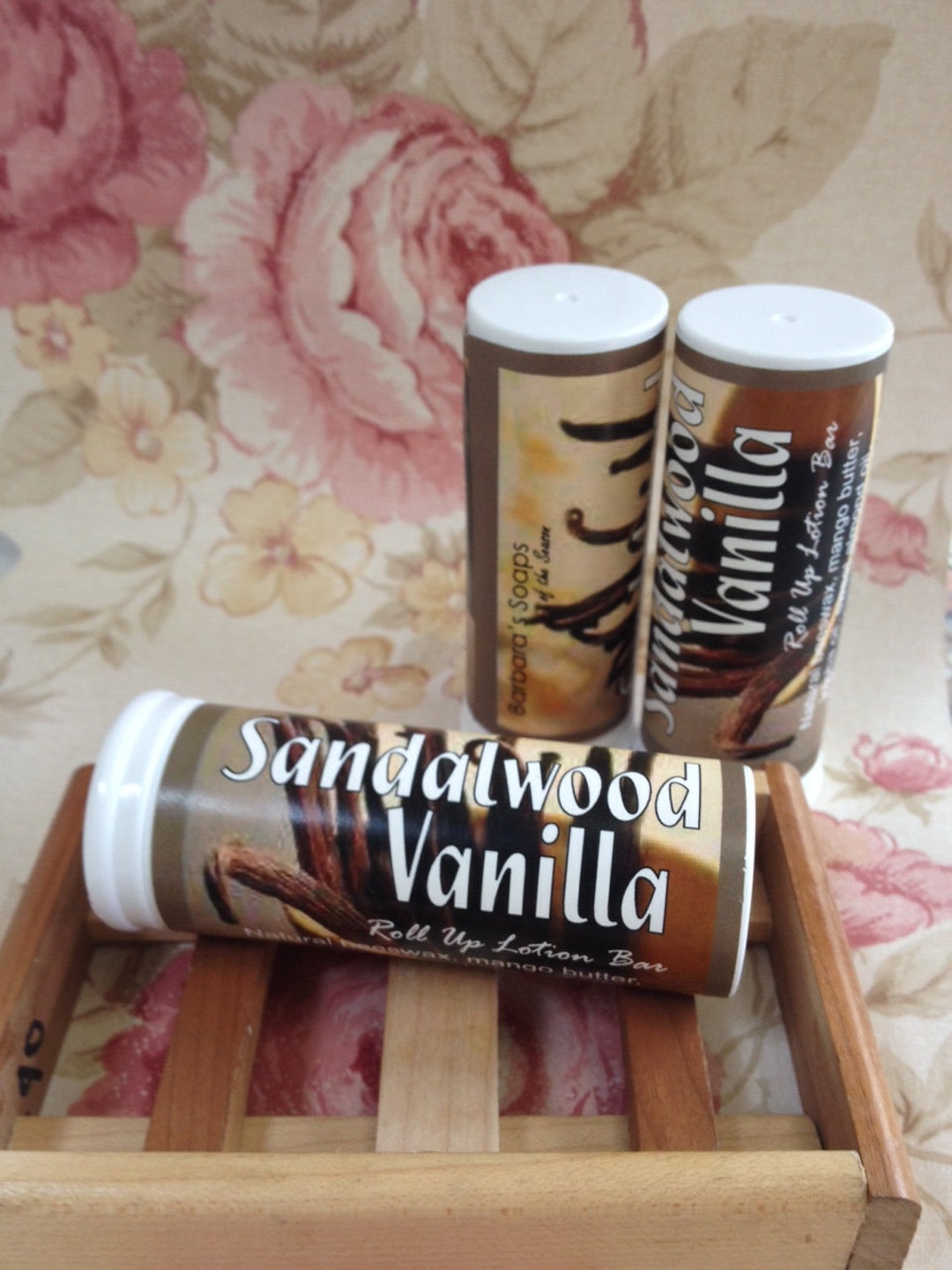 Sandalwood Vanilla Mango Butter Lotion Roll Up - Etsy