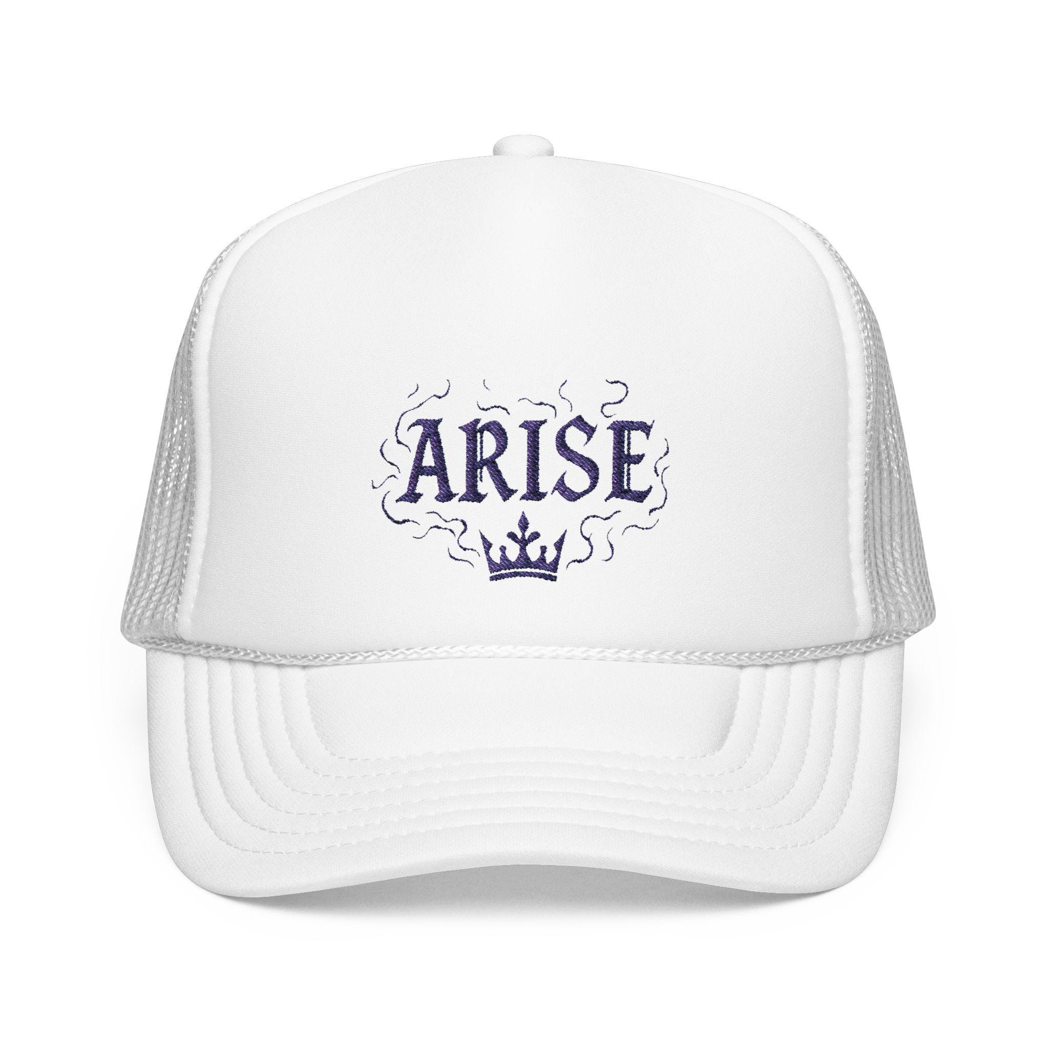 Premium Solo Leveling Arise Hat | Shadow Monarch Embroidered Foam ...