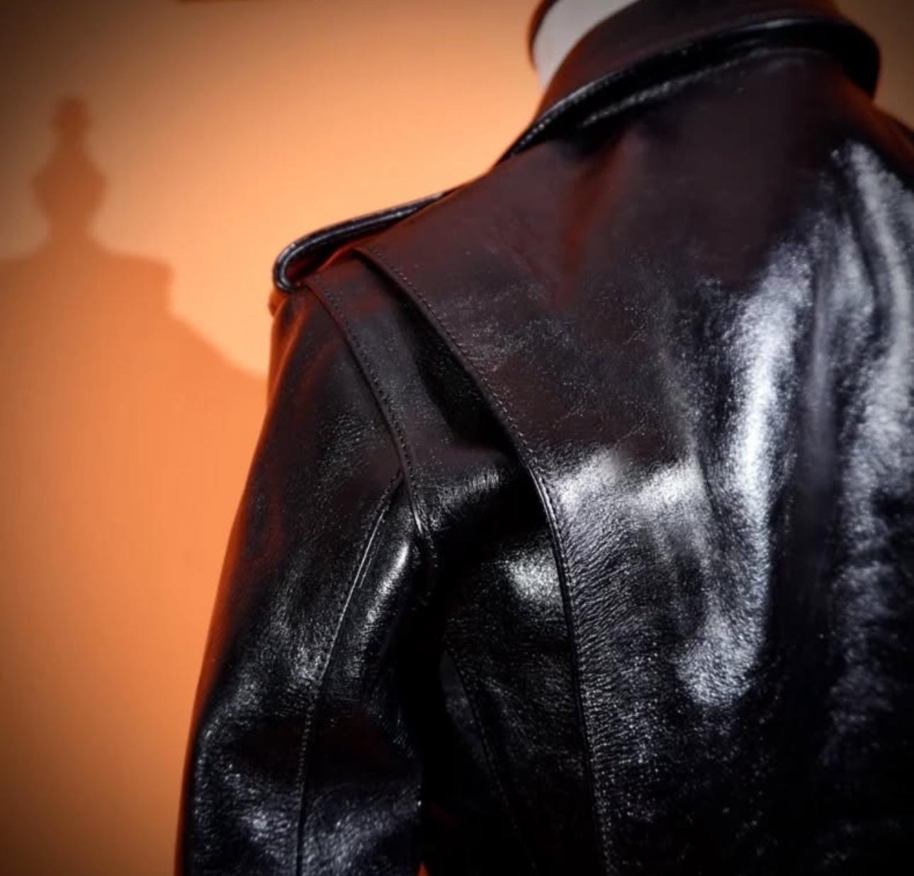 Teacore Horsehide Leather Motorcycle Jacket: Belted D-pocket, 1.2mm - Etsy