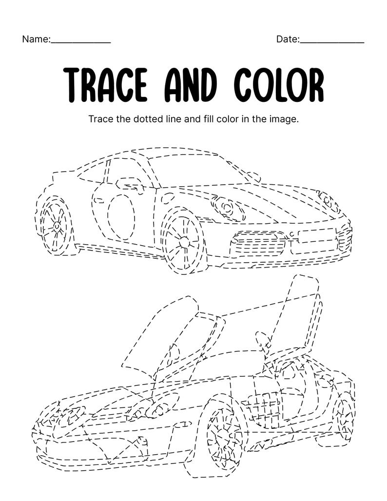 Line Tracing Worksheets for Preschool & Kindergarten | 60 Page ...