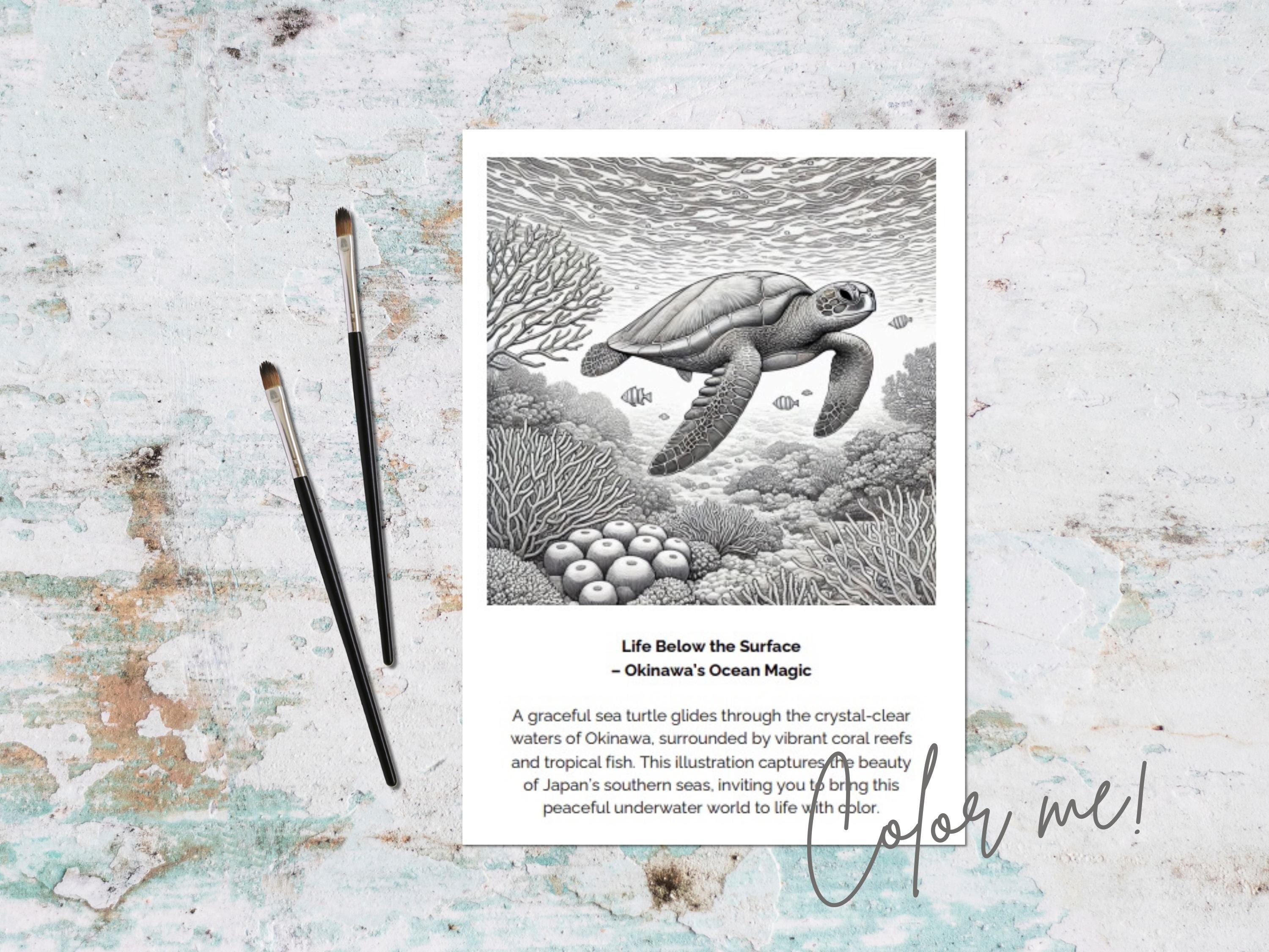 25 Japanese Culture and Scenery Coloring Pages - World Trip Series ...