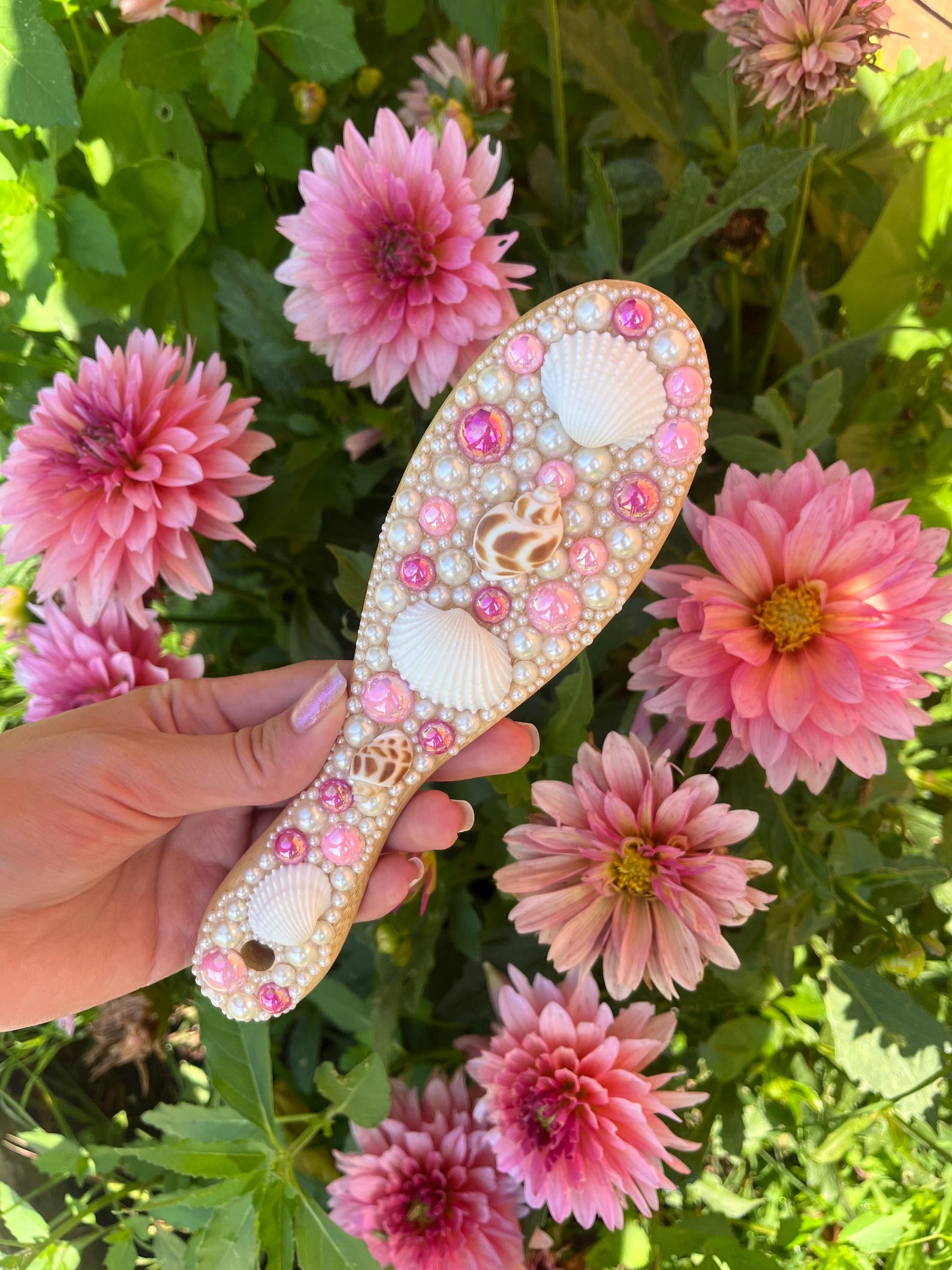 Mermaid Inspired Hairbrush - Etsy