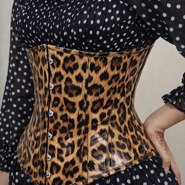 Leopard Corset Women - Etsy