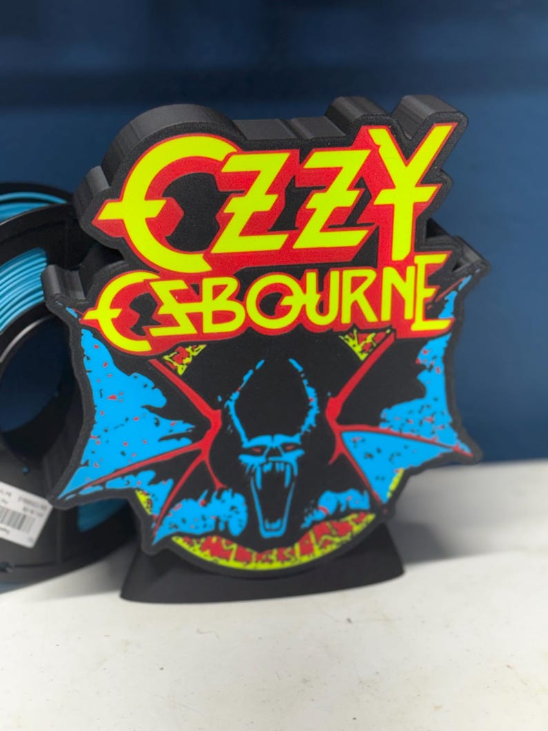 Ozzy Osbourne LED Light Box – Heavy Metal Wall Art – Unique Gift for ...