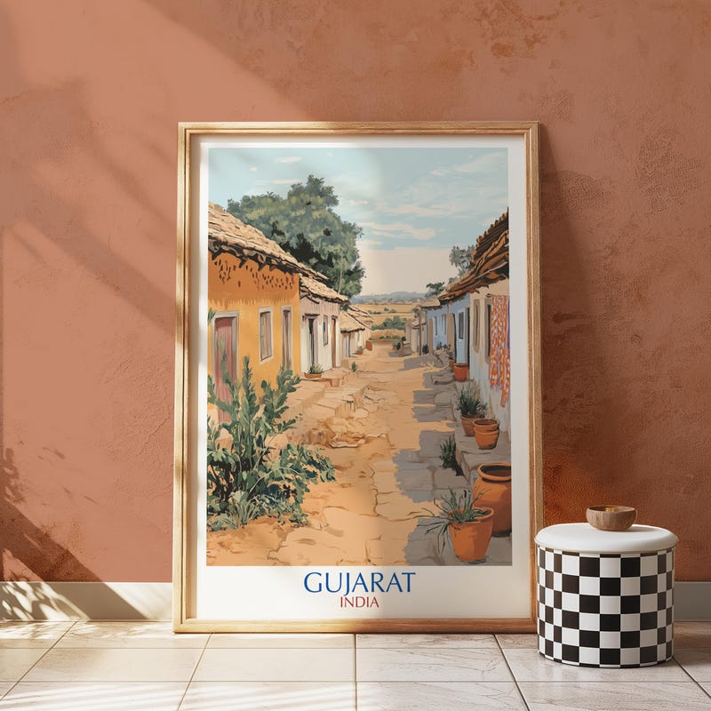 India Gujarat Wall Art - Etsy UK