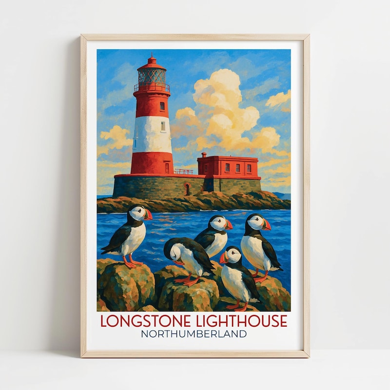 Lighthouse Print - Etsy UK