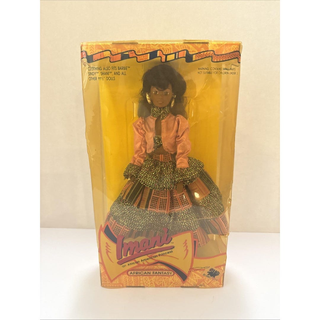African Fantasy Imani Doll No. 30015 Olmec Toys 1992 New in Box - Etsy