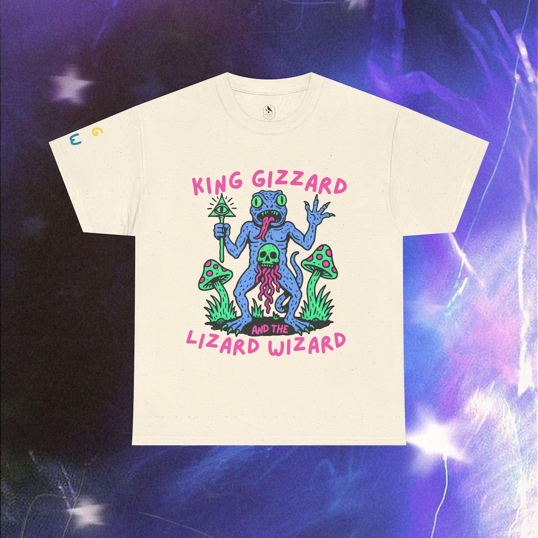 King Gizzard and the Lizard Wizard, Psychedelic Band T-shirt, King ...