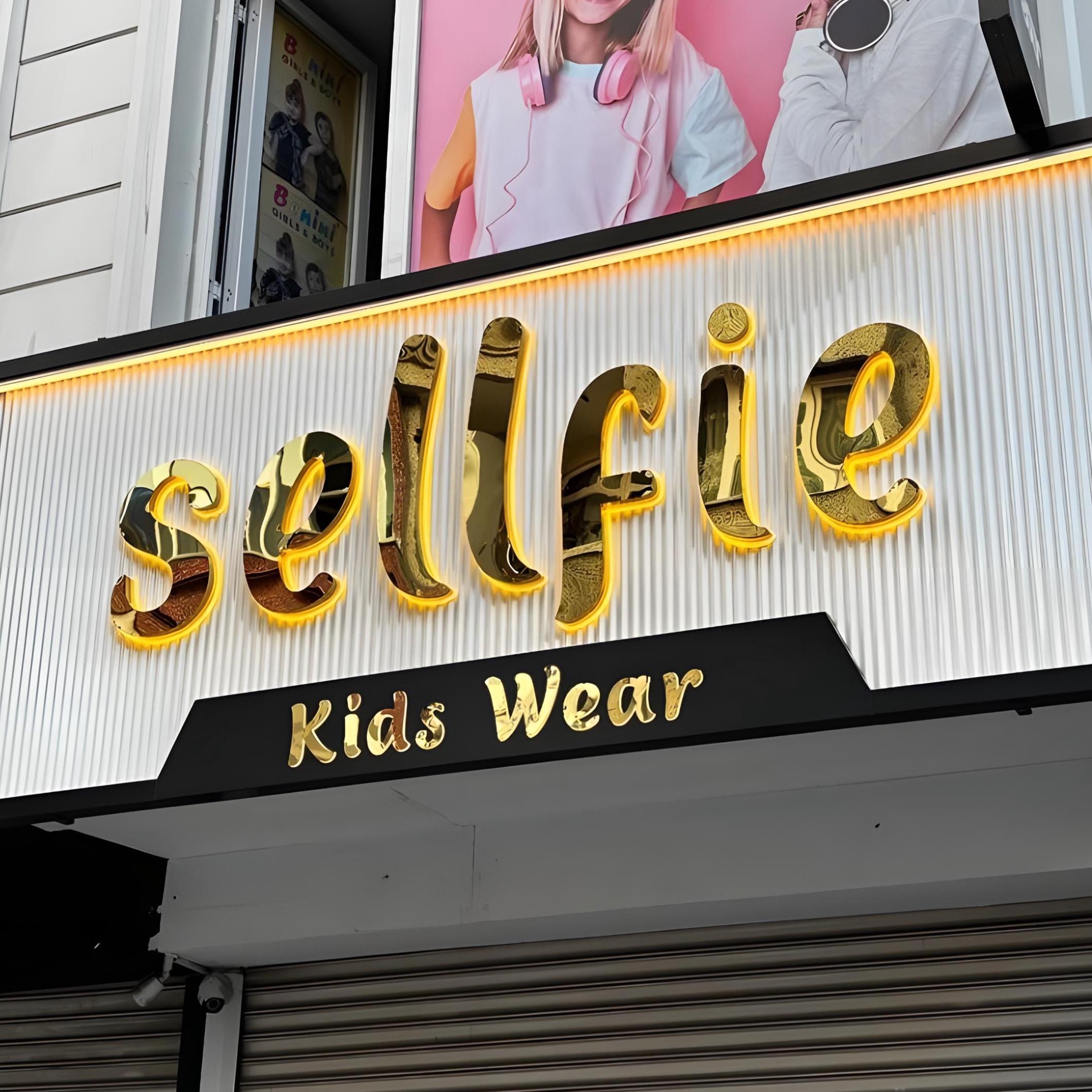 Storefront Sign, Halo Lit Sign, Illuminated Letters, 3D Metal Backlit ...