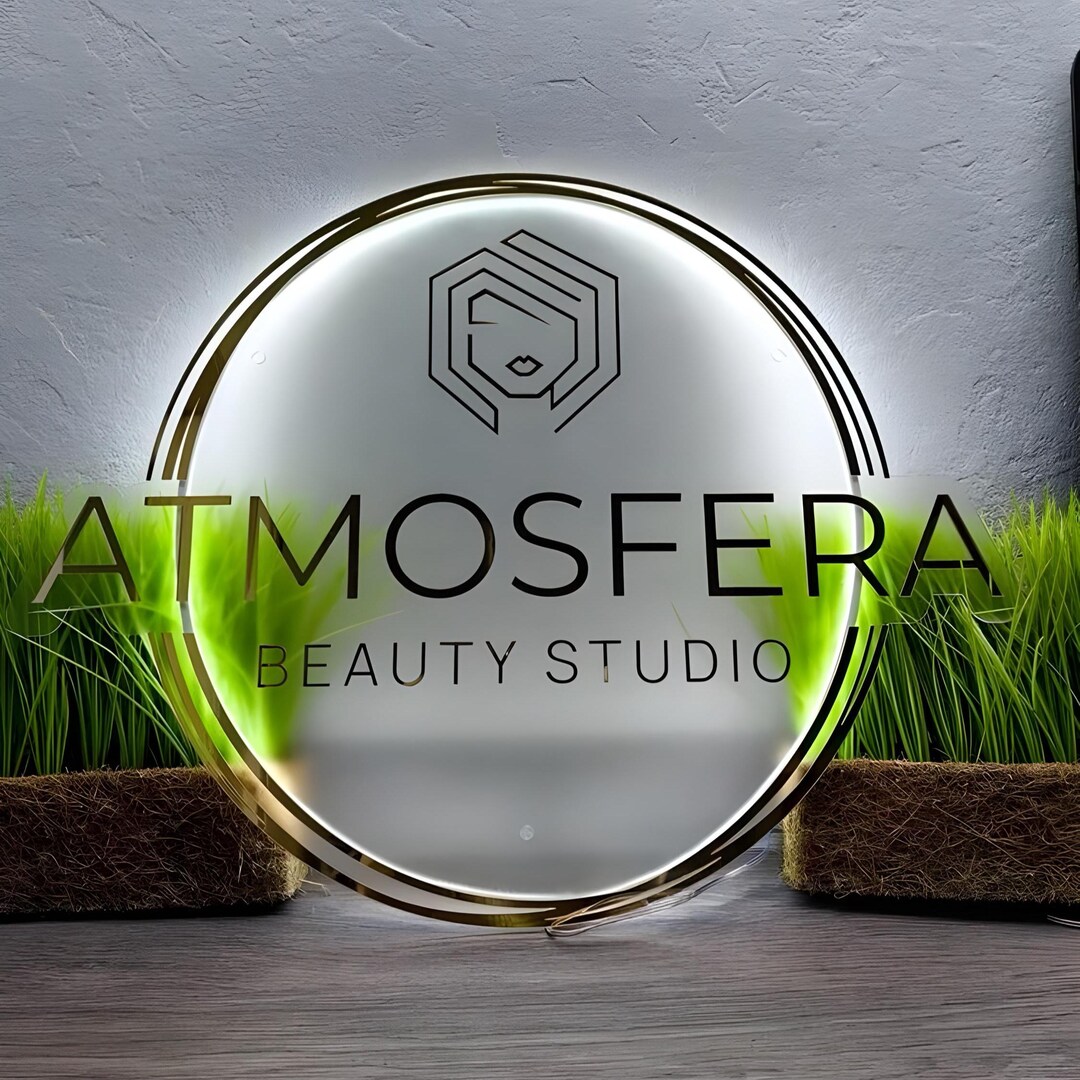 Salon and Spa Sign, Neon Business Sign, Personalized LED Neon Sign ...