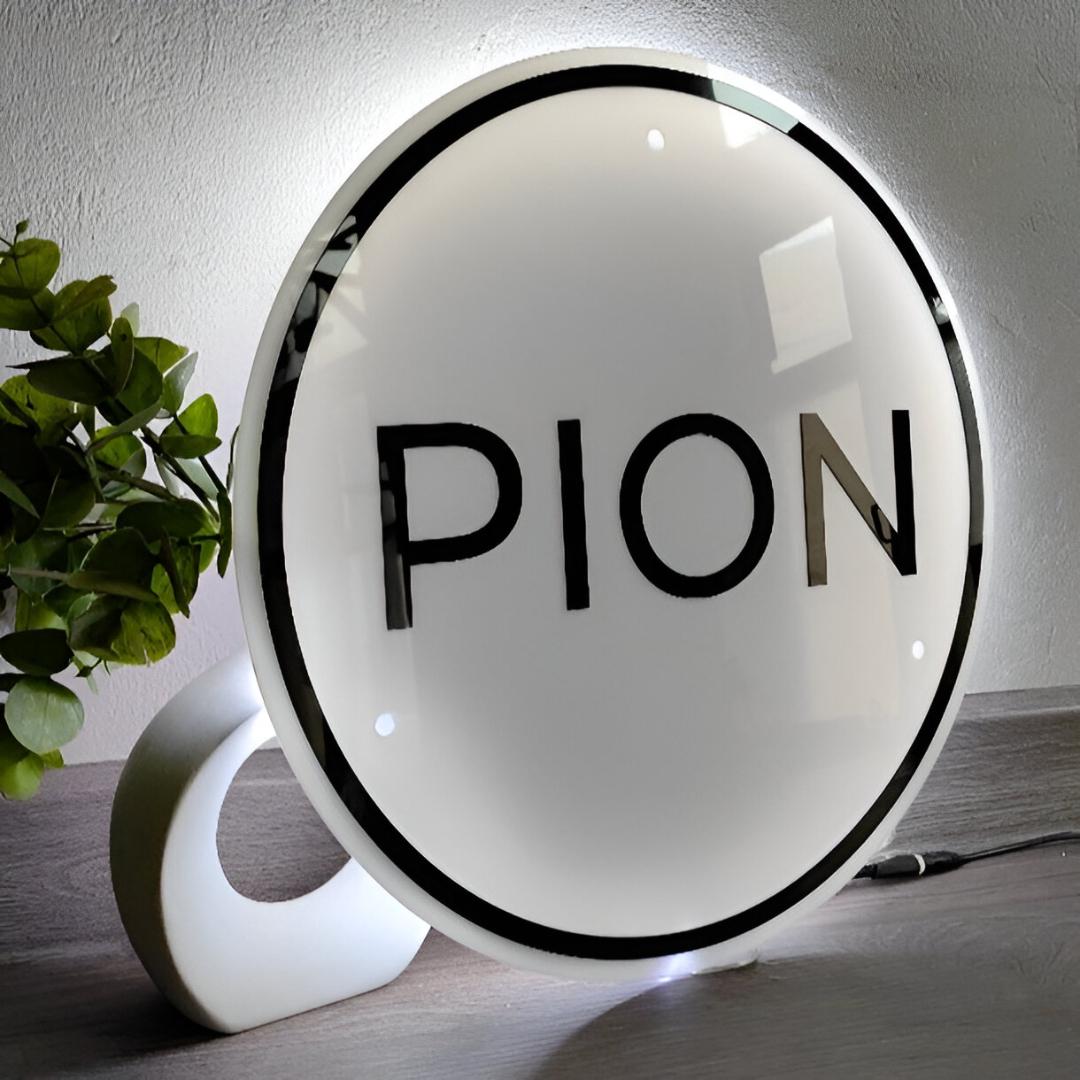 Acrylic Neon Sign, Round Light up Sign, Salon and Spa Sign, Office Wall ...
