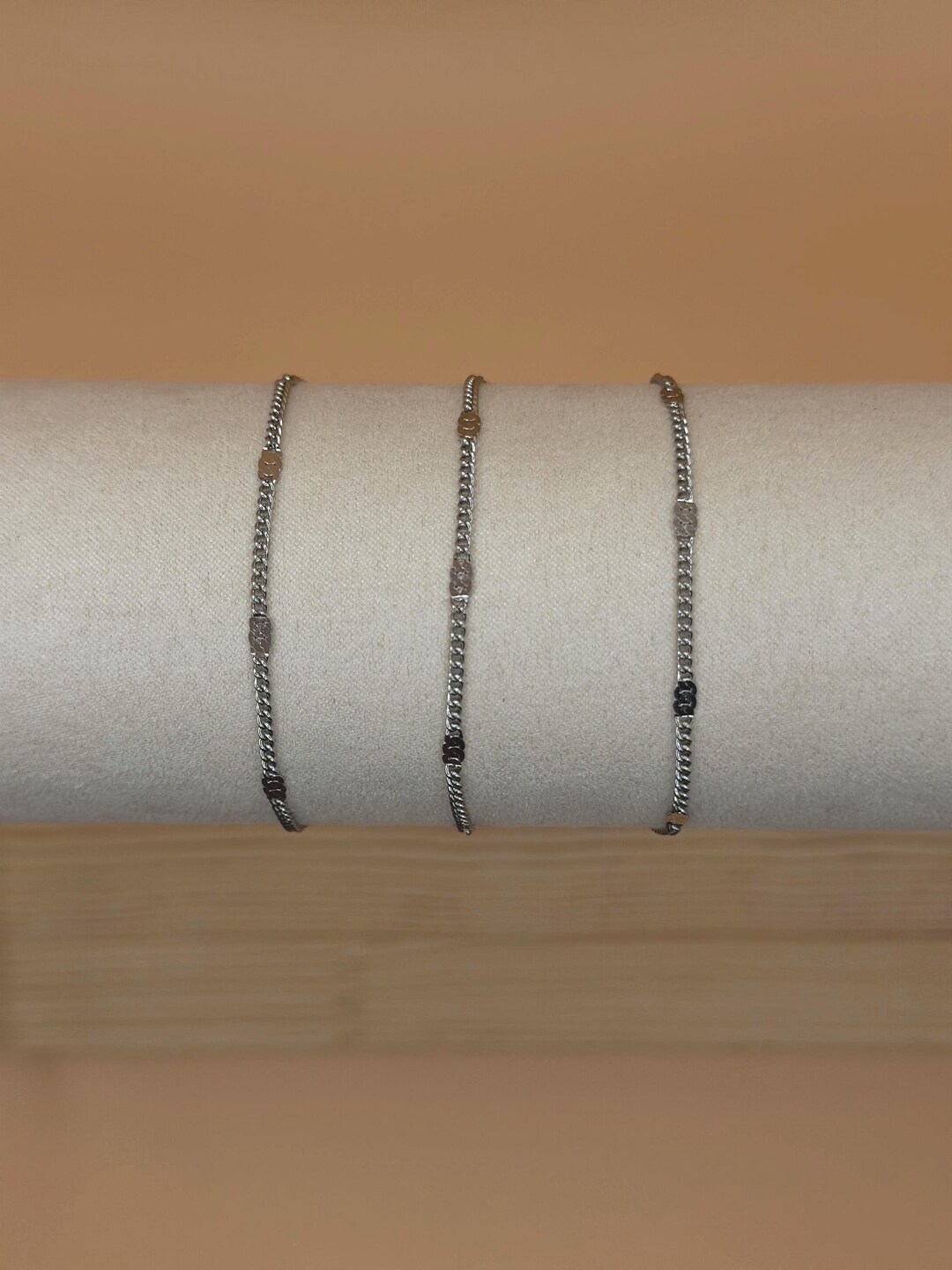 Stainless Steel, Dapped Bar Chain for Permanent Jewelry - Etsy