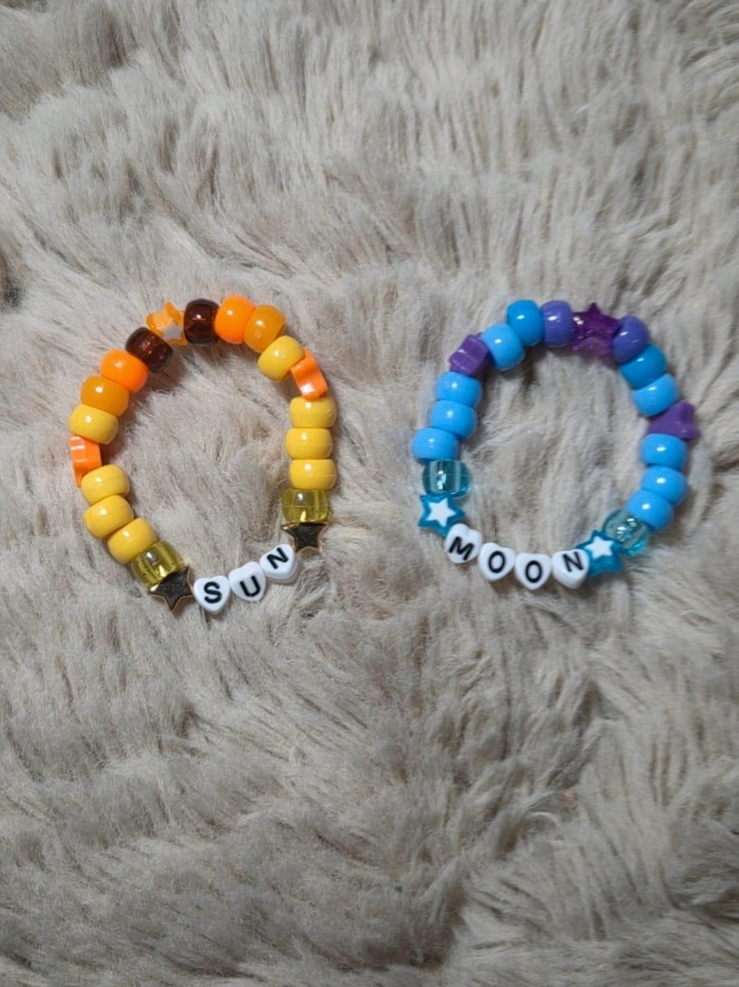 Sun & Moon Matching Bracelets - BFF Couple Bracelets Duo (set) - Etsy