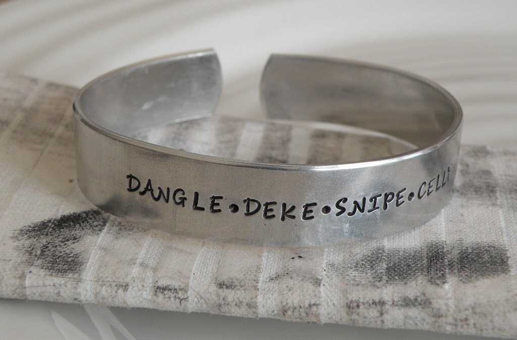 Dangle Deke Snipe Celly Aluminum Cuff Bracelet - Etsy