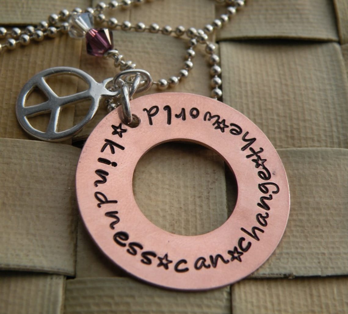 Kindness Can Change the World Necklace - Etsy