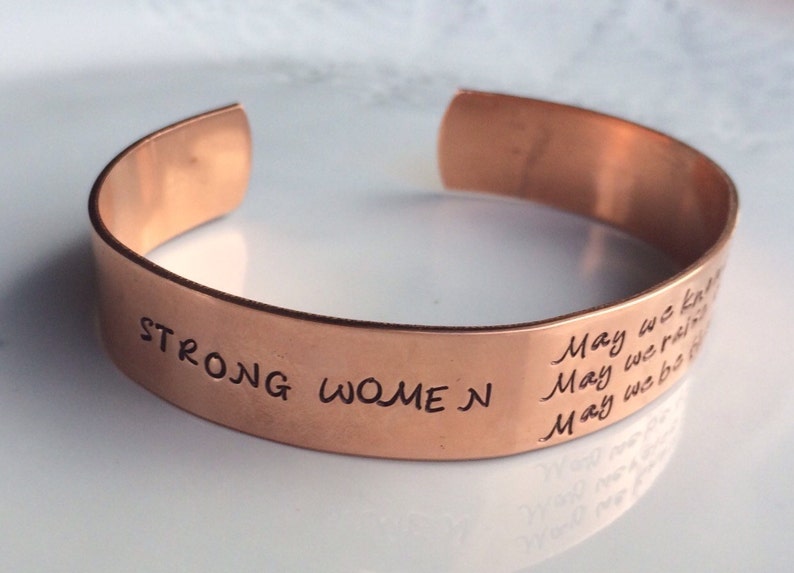 Strong Women Bracelet - Etsy