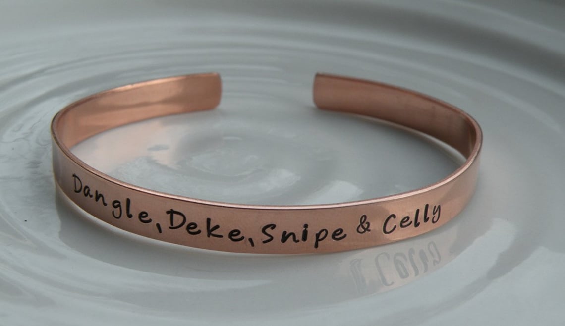 Dangle Deke Snipe Celly Hockey Bracelet - Etsy