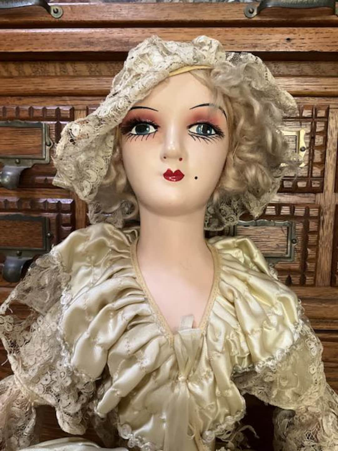 1920s Boudoir Doll / Original Clothing / Beautiful Face Bed Doll - Etsy