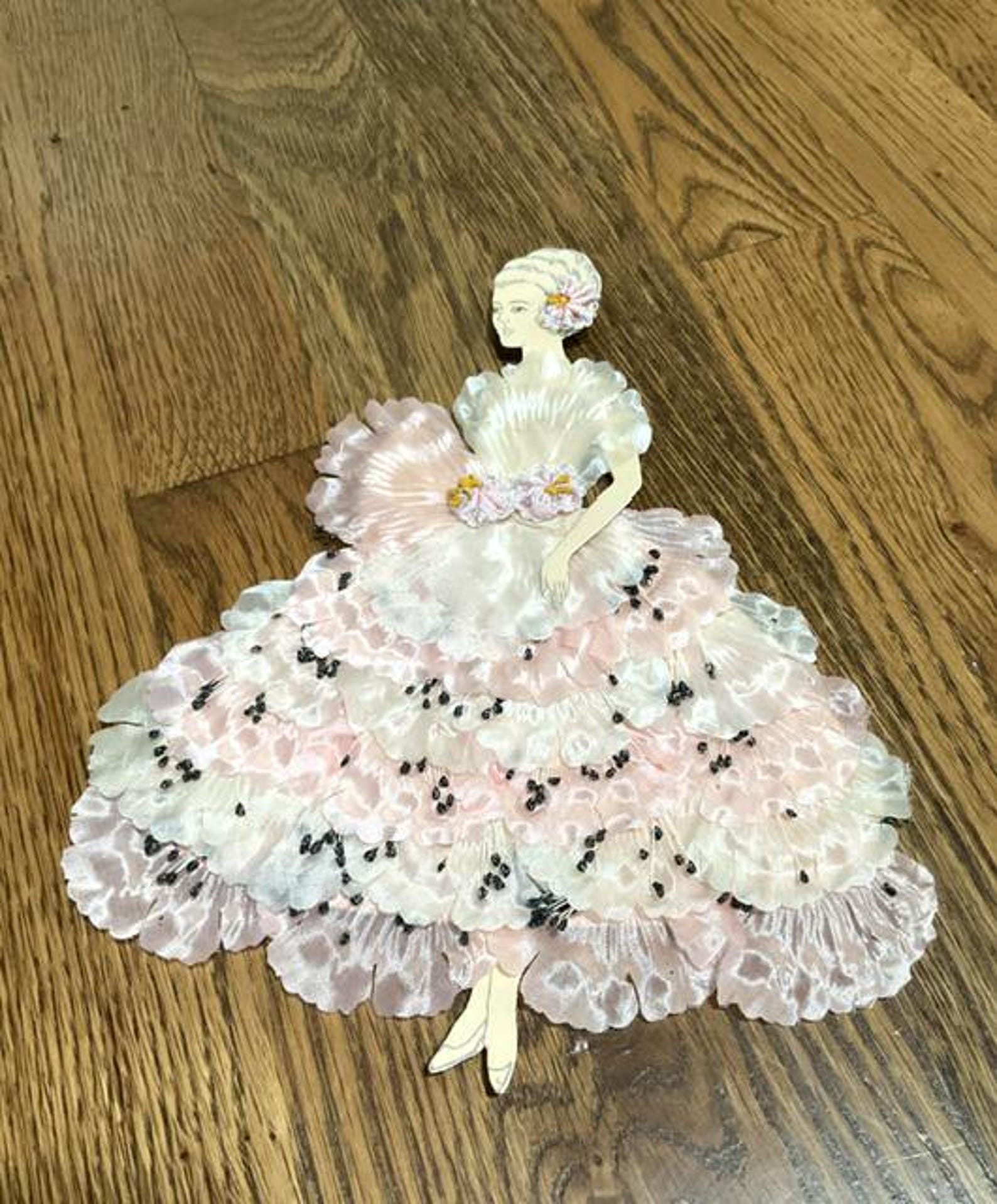 1920 / 30s Ribbon Art / Boudoir Art / Vintage Paper Doll Art - Etsy