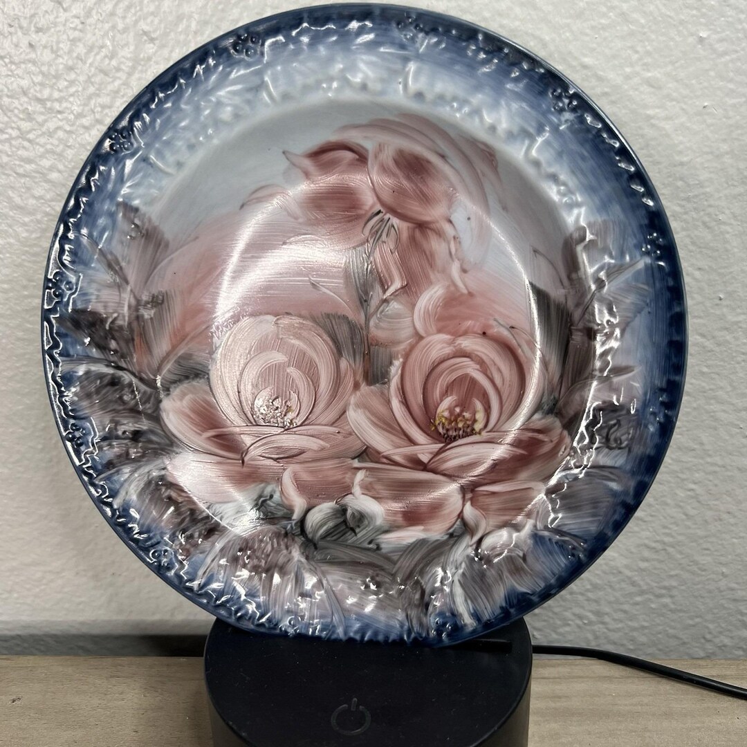 Vintage Brazil Hand Painted 7" Plate Gorgeous One of A Kind See Details ...