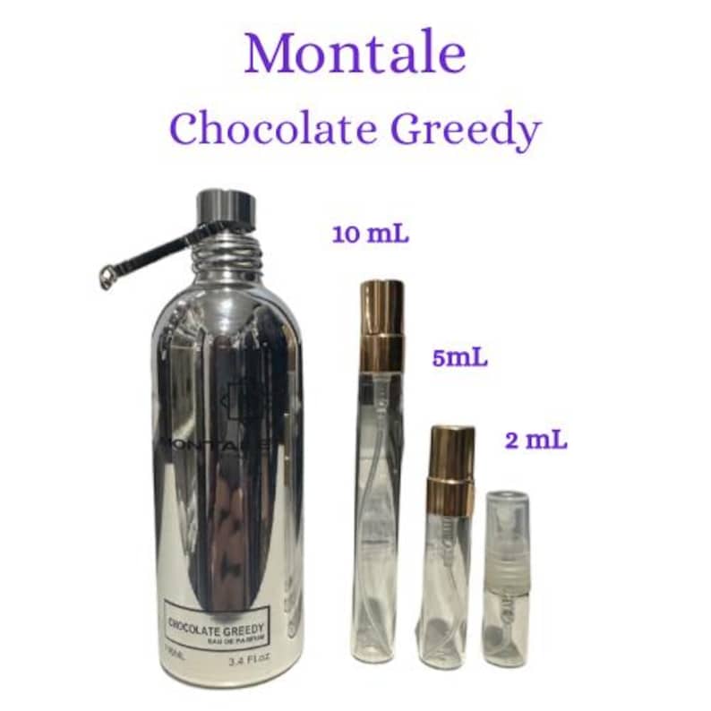 Montale Chocolate Greedy Perfume 10, 5 and 2 Ml Samples - Etsy