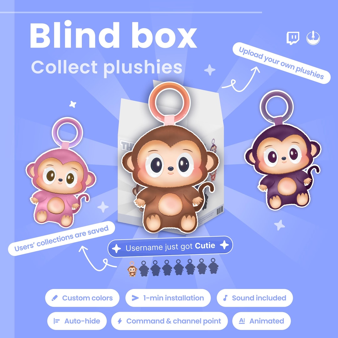 Twitch Blind Box Widget: Interactive Stream Overlay With Collectible ...